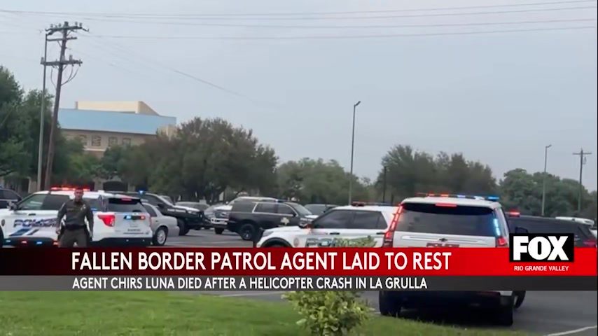 A Solemn Farewell: Edinburg Bids Goodbye To Beloved Border Patrol Agent ...