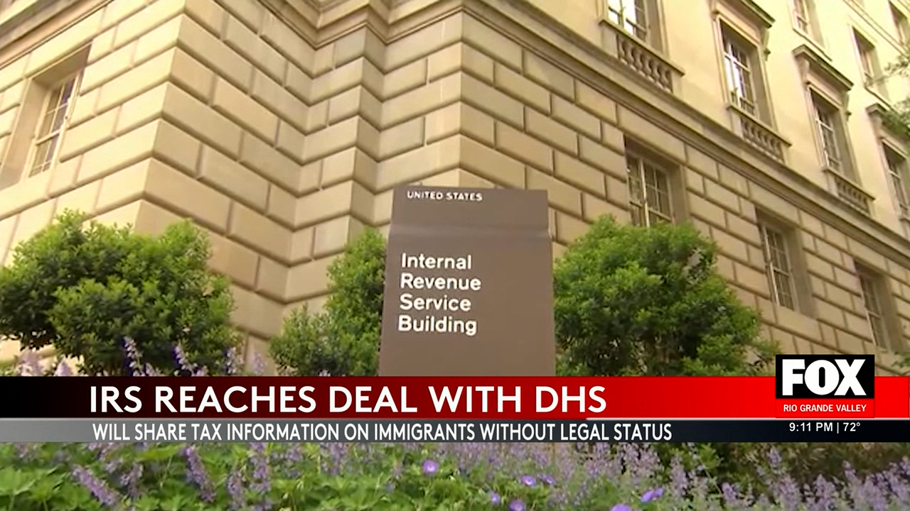IRS To Share Taxpayer Data With Department Of Homeland Security - Fox ...