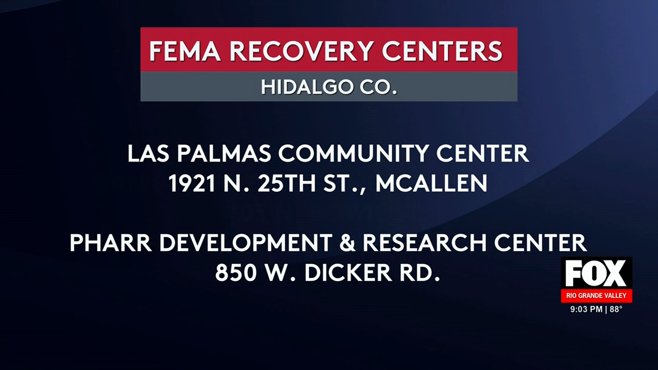 FEMA Expands Aid With 3 New Disaster Recovery Centers In The Valley ...