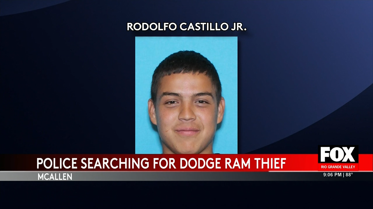 Fugitive Alert: McAllen PD Seeks Public Help To Track Down Car Theft ...