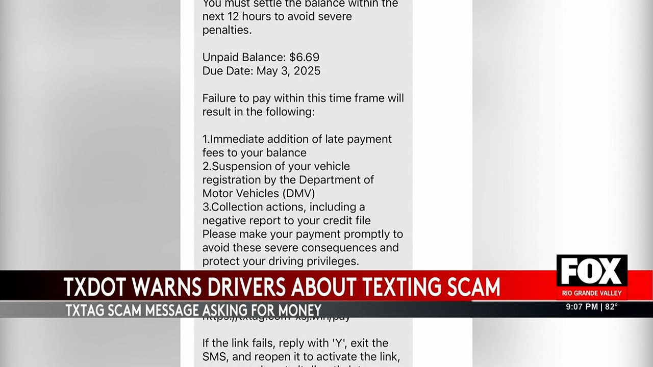 Toll Scam Alert: TxDOT Warns Drivers About Fake Text Messages ...