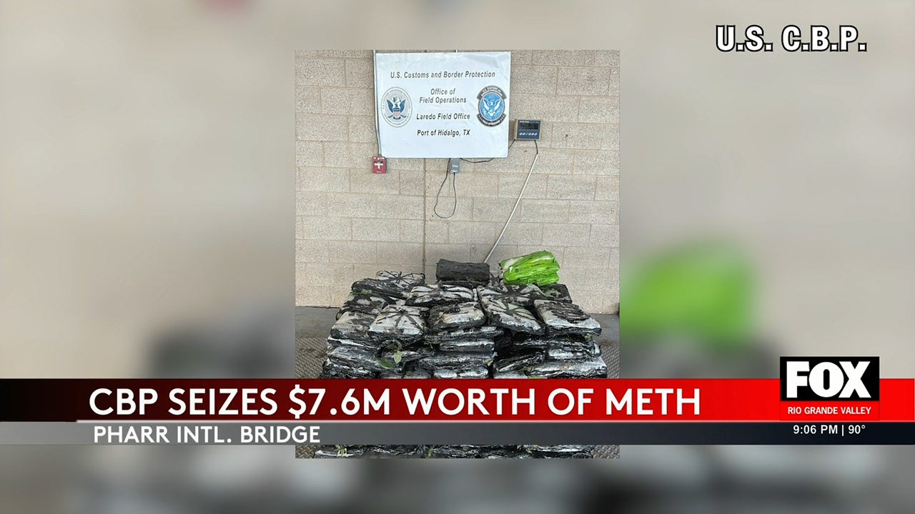 Meth Seizure At Pharr International Bridge: $7.6 Million Worth ...