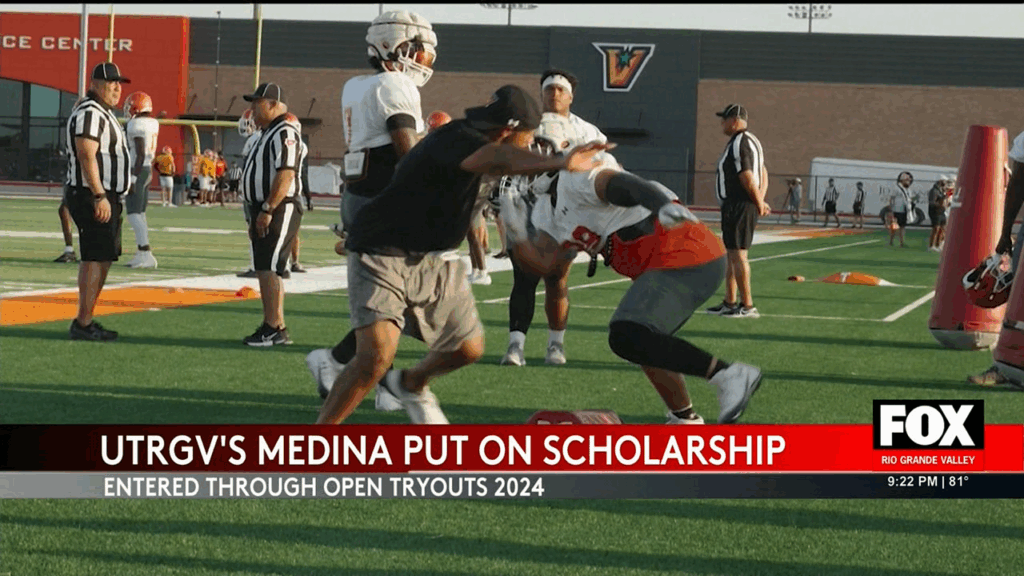 UTRGV Football Soars As Local Athlete Frank Medina Shines - Fox Rio ...