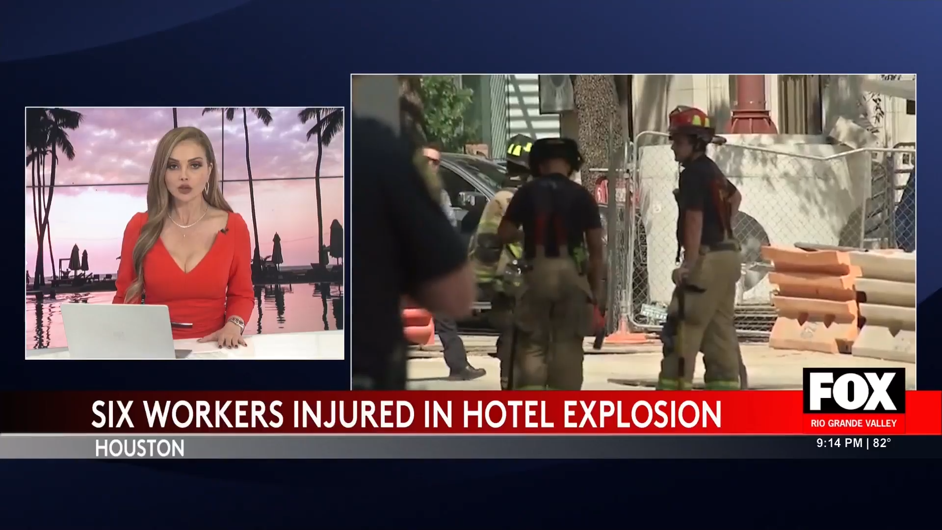 Houston Hotel Explosion Injures Six Construction Workers - Fox Rio ...