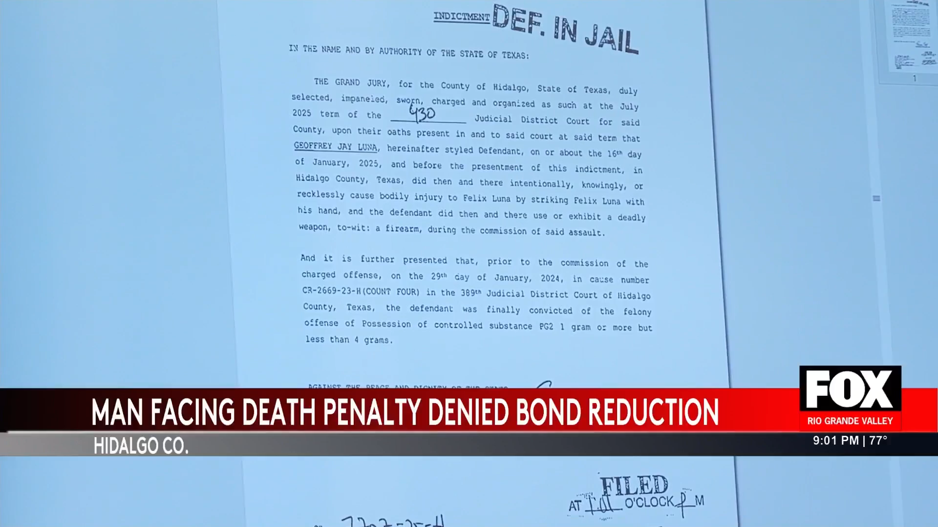 Hidalgo County Crime: Bond Denial For Jeffrey J. Luna In Capital Murder ...