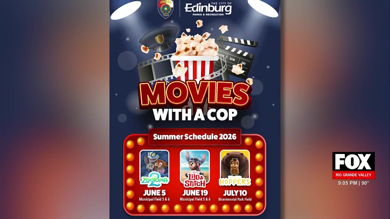 Edinburg Police Host Free Summer Movie Nights For The Community