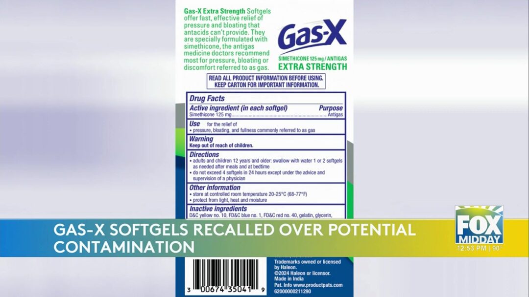 FDA Recalls Gas-X Over-The-Counter Medicine For Potential Coolant ...