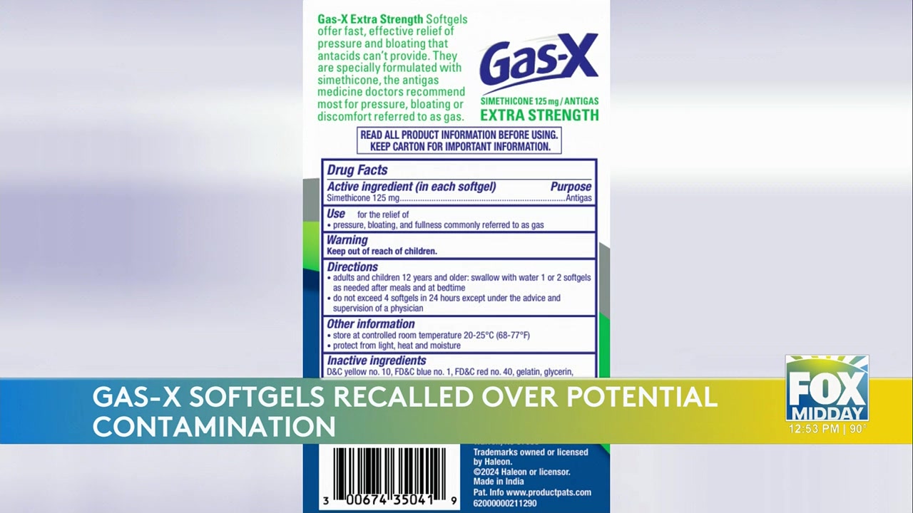 FDA Recalls Gas-X Over-The-Counter Medicine For Potential Coolant ...