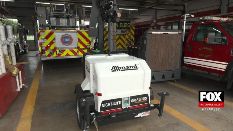Edinburg Fire Department Acquires New Emergency Lighting Towers To ...