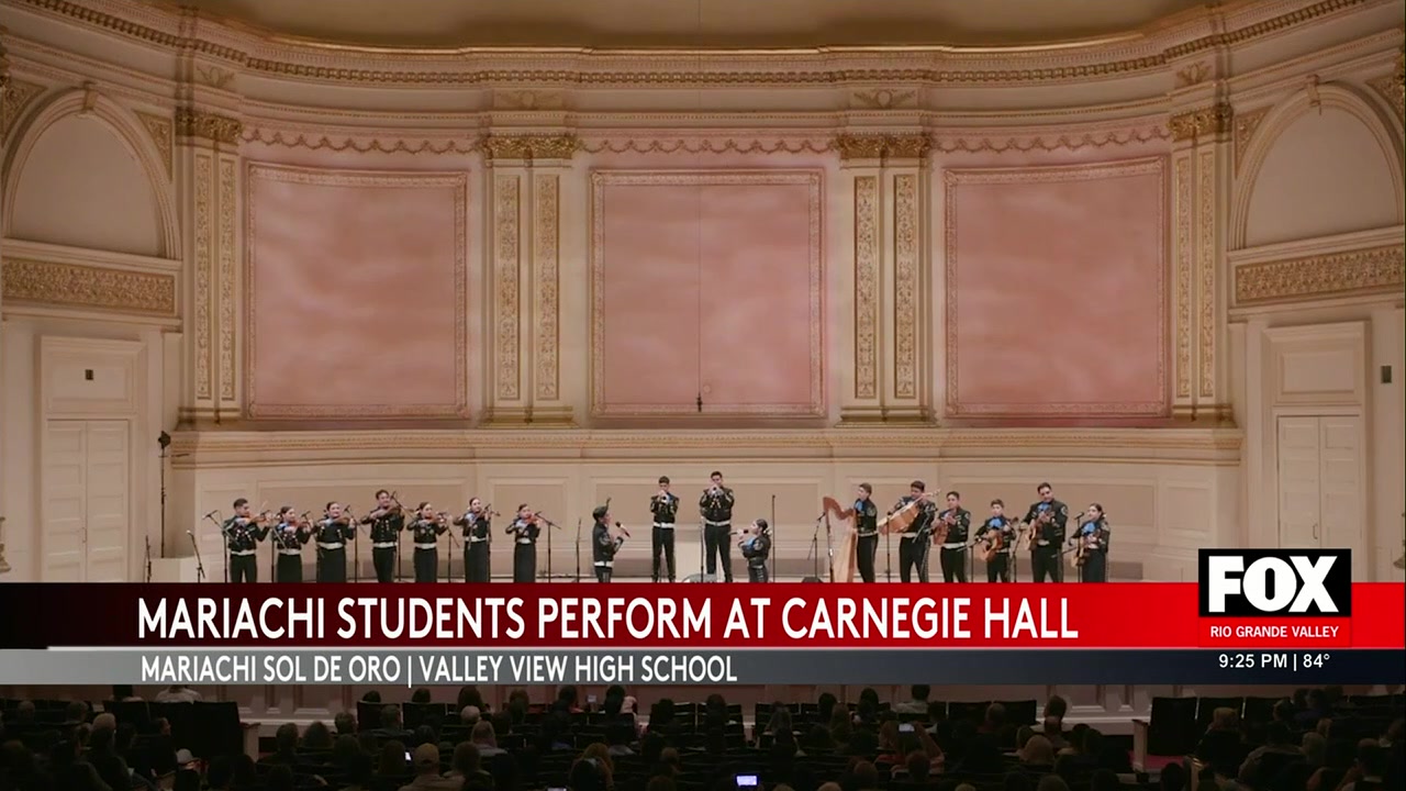 Valley View High School Mariachi Performs At Carnegie Hall In New York City