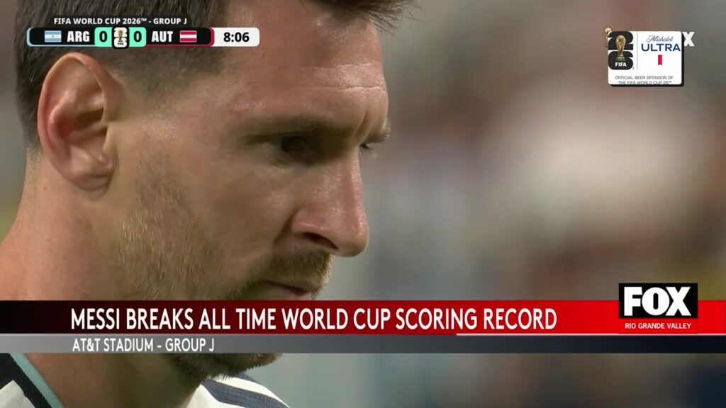 World Cup Minute: Lionel Messi Breaks Record At AT&T Stadium In Dallas